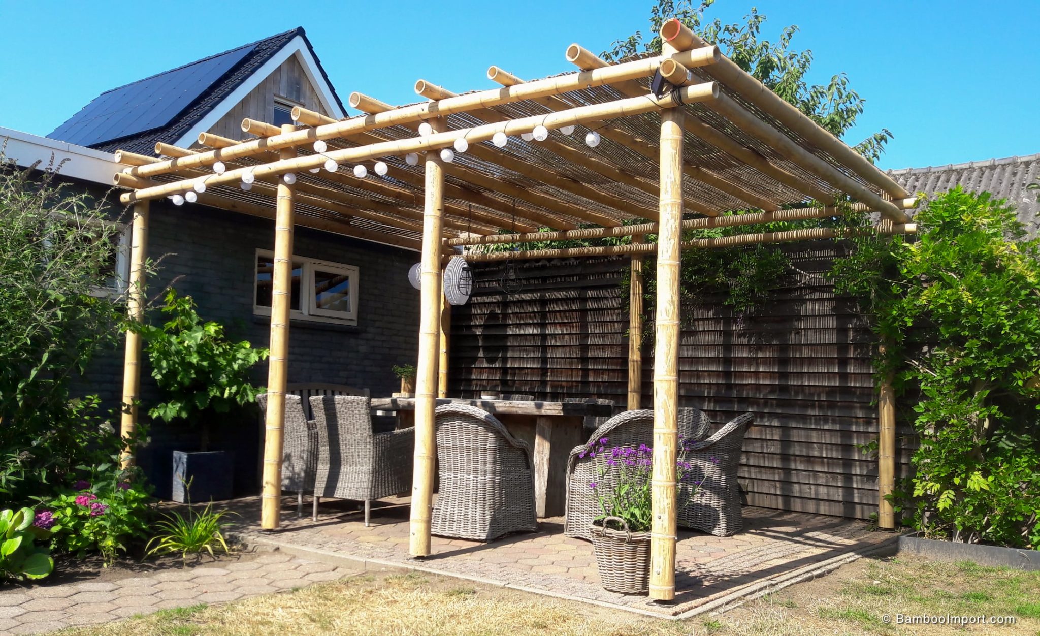 Bambus Pergola Selber Bauen